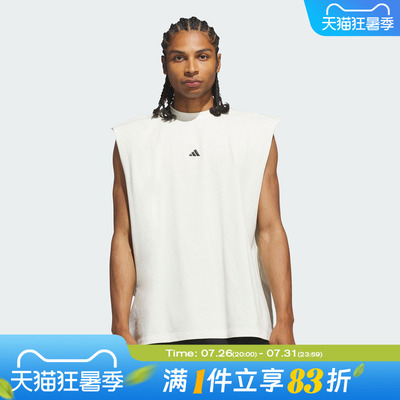 adidas阿迪达斯男女ADIDAS CUTOFF运动休闲无袖T恤KR2101