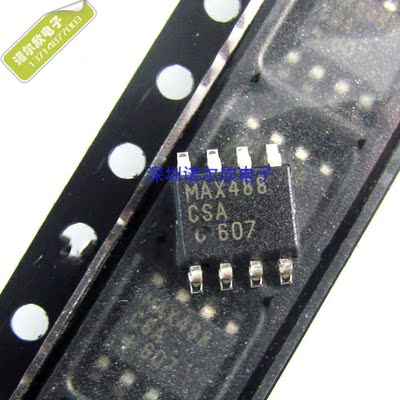 MAX488CSA+T MAX488 SOP-8 MAXIM 原装现货
