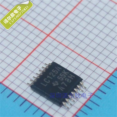 集成电路 SN74LVC125APWR TI/德州 TSSOP-14 原装现货