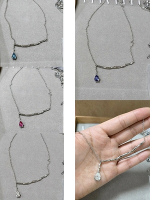 【Winnie's shop】施华洛施家华子～简约风水滴项链