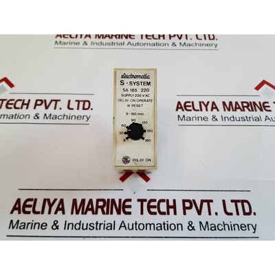 Elettronomatico Sa 165 220 Ritardo In Funzionamento 8-180 Mi