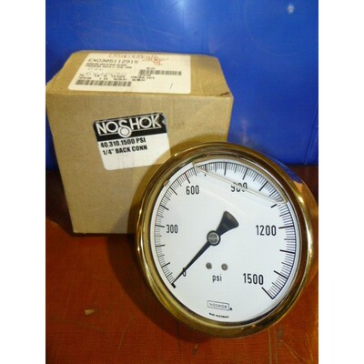 NOSHOK 40.310.1500 GAUGE - NEW IN BOX
