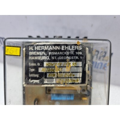 Hermann Ehlers NETZGERAT 5VA U 24 V