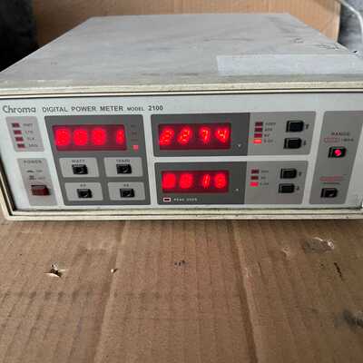 Chroma2100功率计能正常通电实物拍摄需要联系