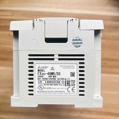 三菱PLCFX3U48MRDS工程样机原图成色9