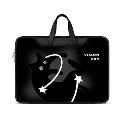 VISION星星黑猫笔记本电脑包手提