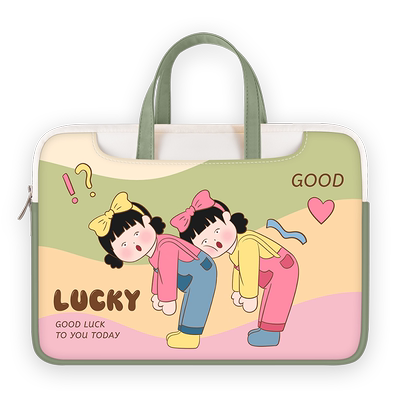 VISION爱心女孩笔记本电脑包手提