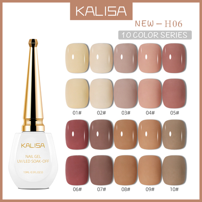 kalisa巧克力新款咖啡色甲油胶