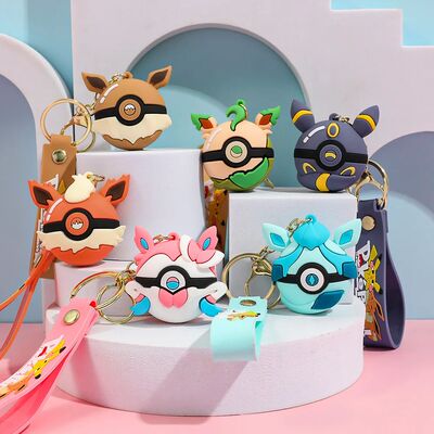 85 Styles Pokémon Pocket Monster Keychain Bag Decor Pikachu