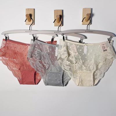 梧桐闺蜜中低腰三角内裤法式浪漫