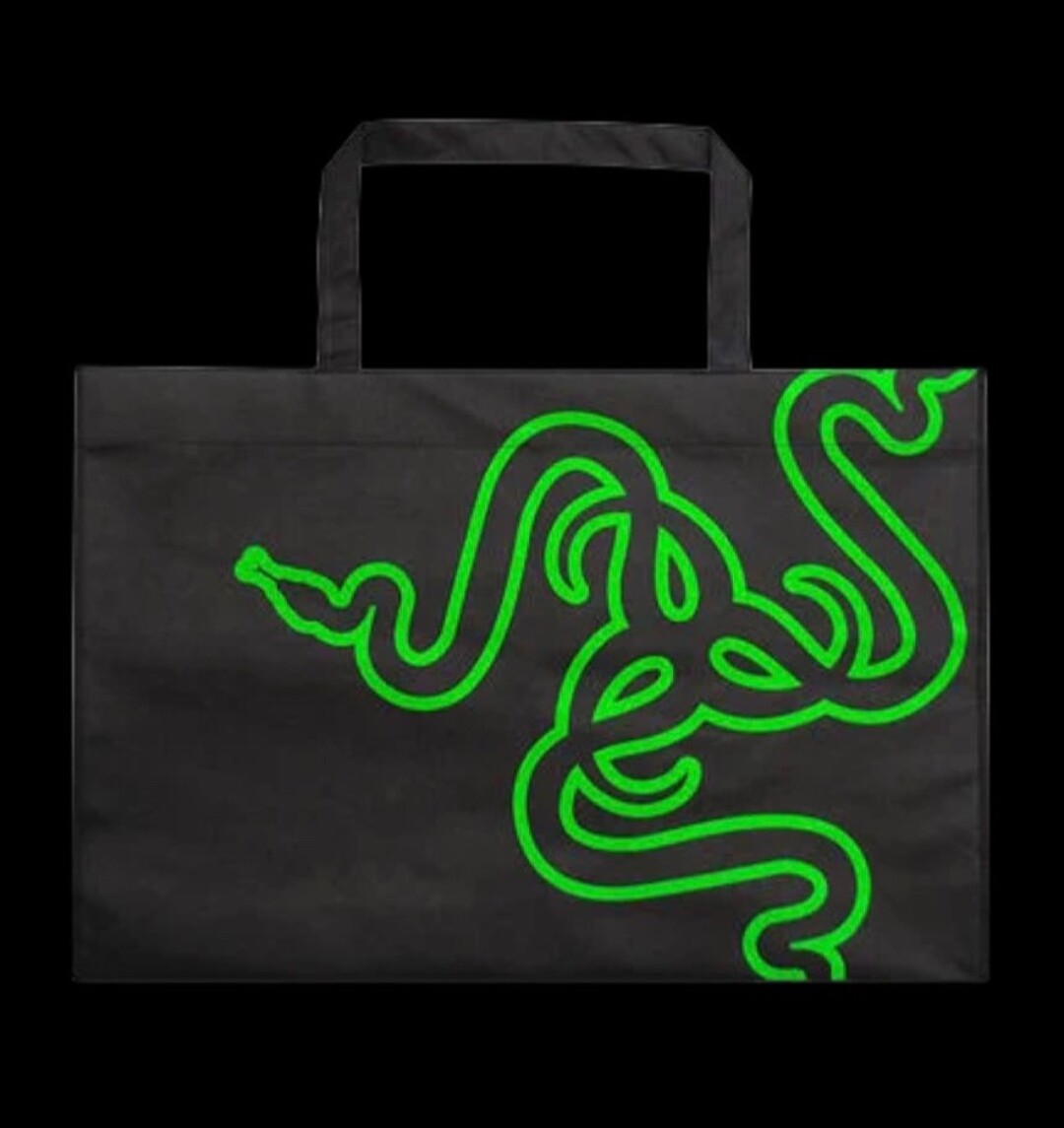 Razer/雷蛇外设无纺布手提购物买菜袋包周边环保便携折叠手提_虎窝淘