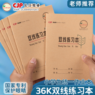 长江防近视双线本36k双线练习本