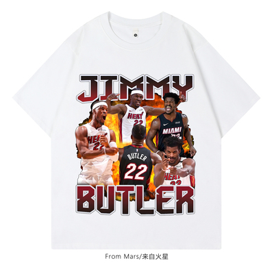 奋勇拼搏圆领vintage短袖T恤潮