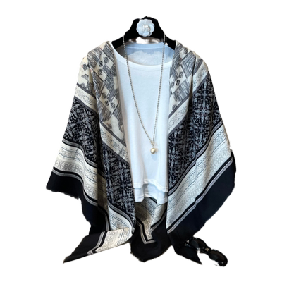 雪林鹿夏季棉麻丝巾韩版女毛边