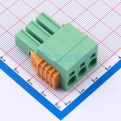 插拔式接线端子 KF2EDGAKG-7.62-3P P=7.62mm 电子元器件配单