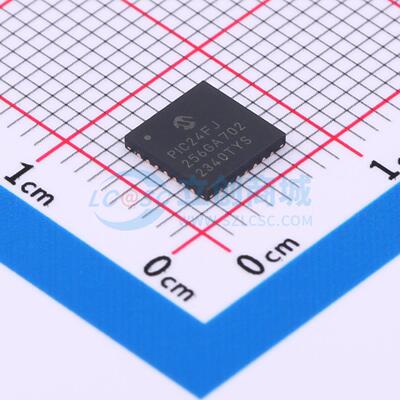 全新原装PIC24FJ256GA702-I/ML QFN-28-EP(6x6) 单片机(MCU/MPU/S