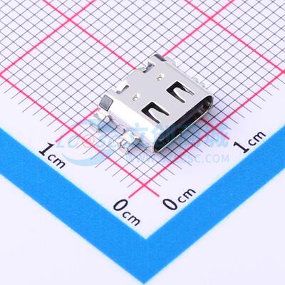 USB连接器 GT-USB-7014AB SMD 16pin，有弹沉板0.8mm，CH0.78mm L