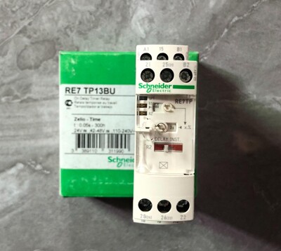 原装 施耐德RE7 TP13BU时间控制继电器 RE7TP1