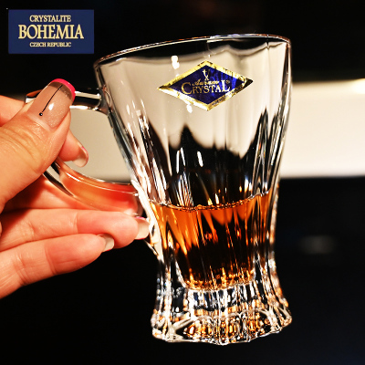 BOHEMIA捷克进口水晶玻璃咖啡杯