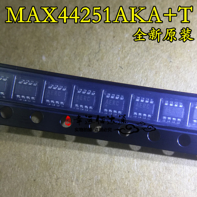 MAX44251AKA+T MAX44251AKA 丝印AERC SOT23-6 运算放大器 全新