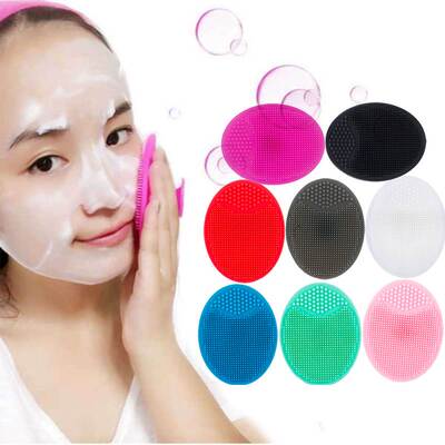 Silicone Face Cleansing Brush Facial Deep Pore Skin Care Scr