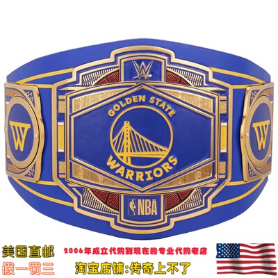美国直发你家 金州勇士队 WWE Legacy 纪念款 限量腰带
