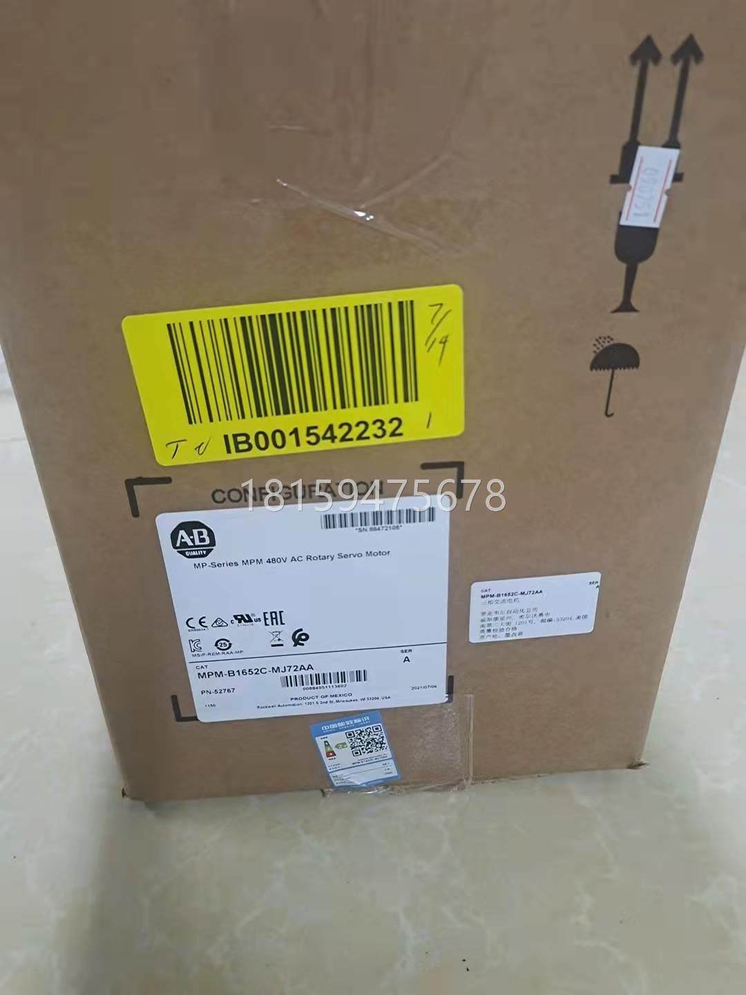 议价AB罗克韦尔 MPL-B4540F-MJ72AA低惯量伺服电机 400V 3000rpm_虎窝淘