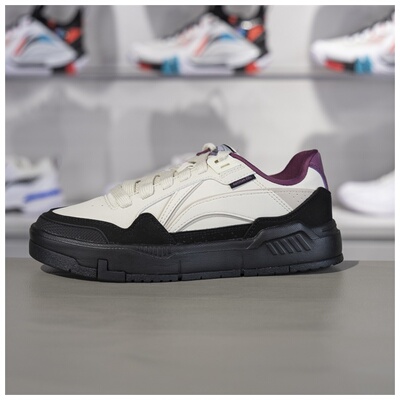 李宁女子冬季新款小白鞋