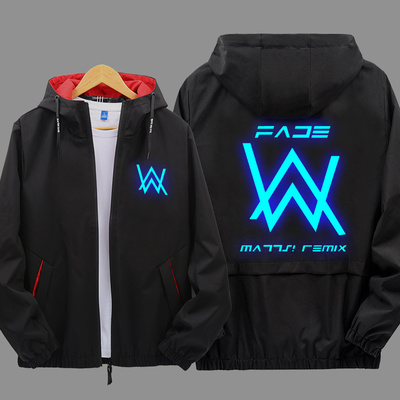 夜光艾伦沃克同款卫衣男女faded外套秋alan walker衣服DJ电音夹克
