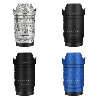 漫步驴适用于索尼E18-135F3.5-5.6镜头保护贴纸18135贴纸皮纹贴皮