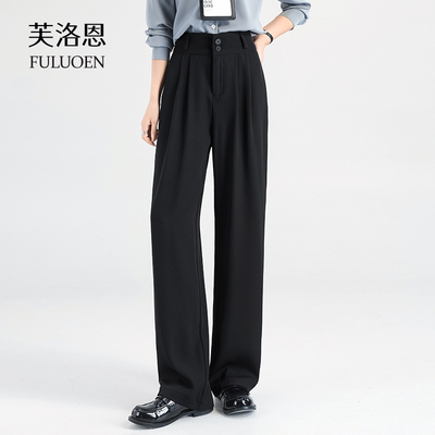 西装阔腿裤女2026年夏季薄款