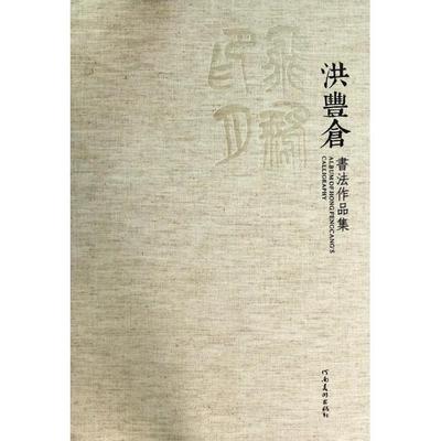 正版 飞鸿印月(洪丰仓书法作品集)(精) 9787540127695 河南美术
