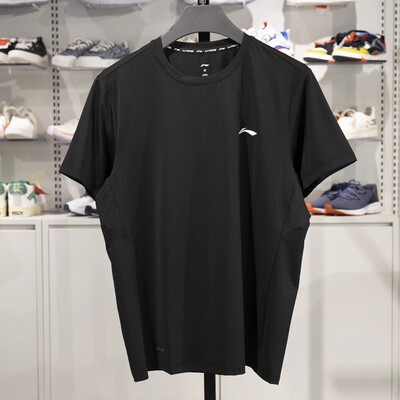 专柜2025夏李宁男士冰感舒适短袖运动T恤ATSV361-2-3-7-8