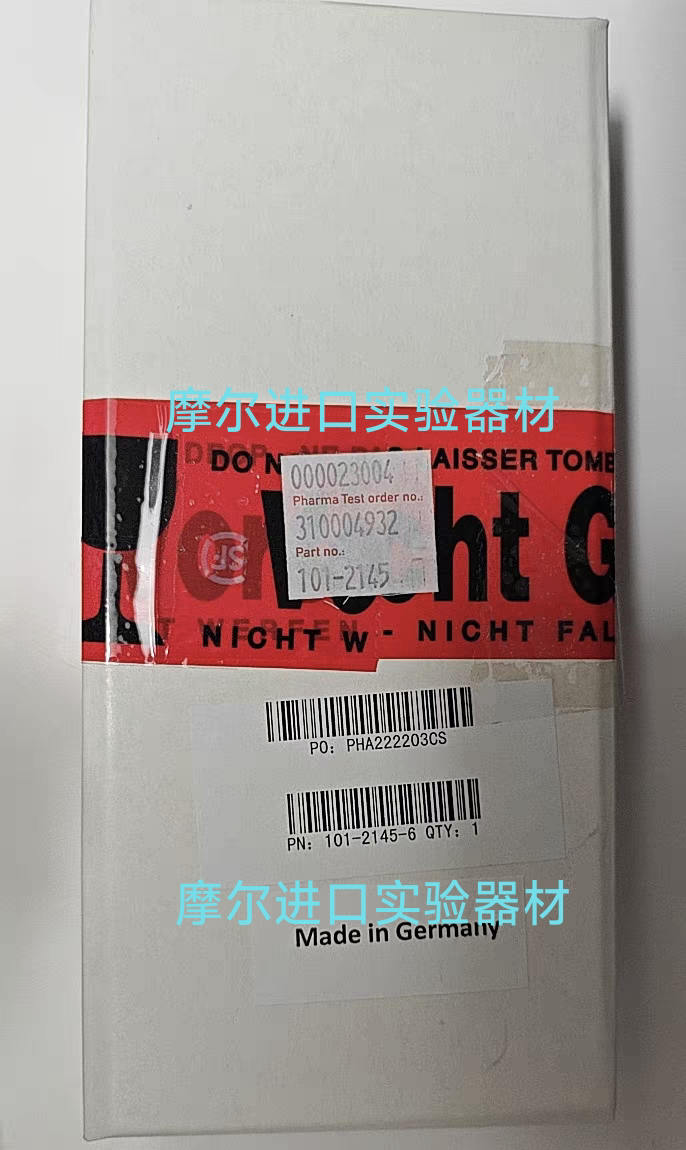 进口崩解仪玻璃管Pharma-Test货号101-2145-6药物片剂崩解6支一套
