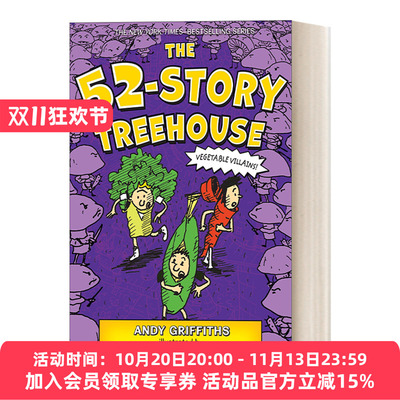 英文原版 The 52-Story Treehouse 小屁孩树屋历险记 52层树屋故事 英文版 进口英语原版书籍
