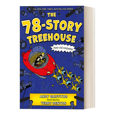 英文原版 The 78-Story Treehouse 小屁孩树屋历险记 78层树屋故事 英文版 进口英语原版书籍