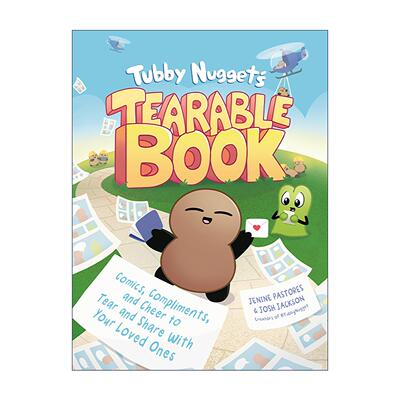 英文原版 Tubby Nugget's Tearable Book 塔比·努吉特的可撕书 儿童益智活动书 漫画 可折叠信封 英文版 进口英语原版书籍