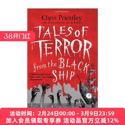 英文原版 Tales of Terror from the Black Ship 黑暗之船恐怖故事集 Chris Priestley少儿恐怖故事系列 英文版 进口英语原版书籍