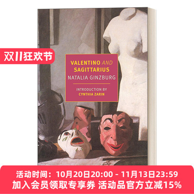 英文原版小说 Valentino and Sagittarius 华伦天奴和射手座 Natalia Ginzburg 英文版 进口英语原版书籍