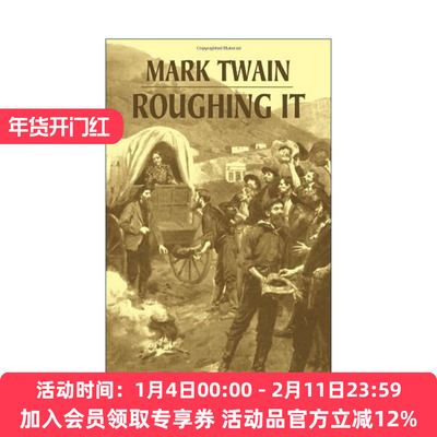 英文原版 Roughing It 苦行记 艰苦岁月 Mark Twain马克吐温英文版 进口英语原版书籍