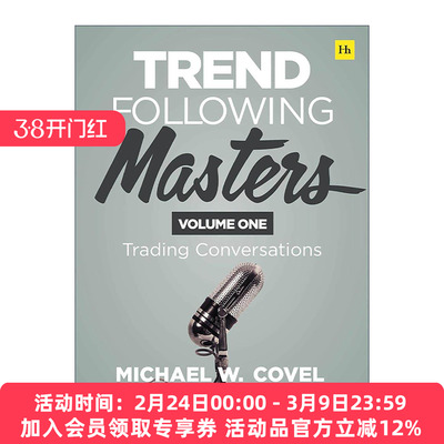 英文原版 Trend Following Masters  Volume 1 趋势跟踪交易指南 卷1 精装 Michael Covel 英文版 进口英语原版书籍