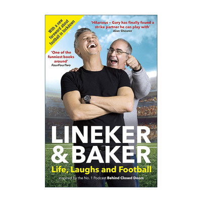 英文原版 Life Laughs and Football 人生 欢笑与足球 前英格兰前锋加里·莱因克尔回忆录 英文版 进口英语原版书籍