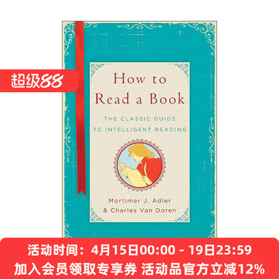 英文原版 How to Read a Book 如何阅读一本书 精装 英文版 进口英语原版书籍