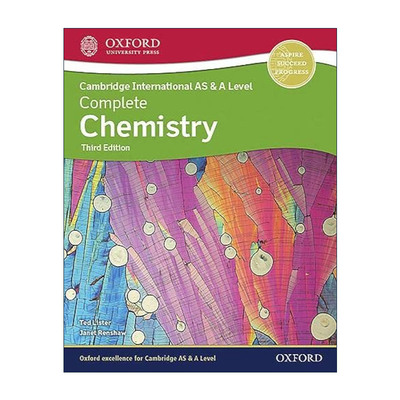 英文原版 Complete Chemistry For Cambridge International AS & A Level 牛津国际剑桥高中教材 化学学生用书 第三版 英文版
