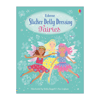 英文原版 Sticker Dolly Dressing Fairies 多莉贴纸 仙女 英文版 进口英语原版书籍
