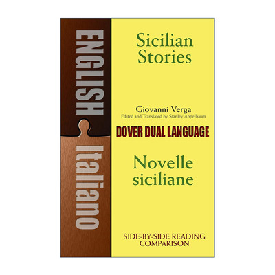 原版 Sicilian Stories 西西里岛故事集 短篇小说 意英双语版 Giovanni Verga 进口原版书籍