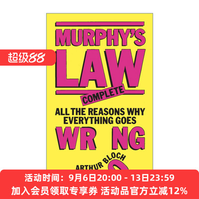 英文原版 Murphy's Law 墨菲定律 阿瑟·布洛赫 英文版 进口英语原版书籍