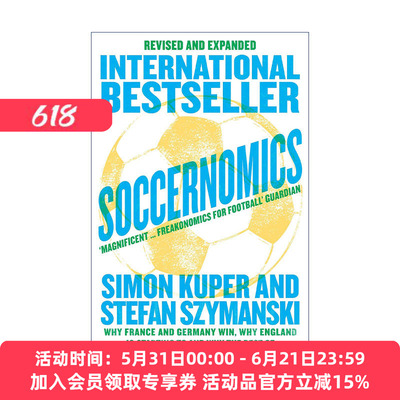 英文原版 Soccernomics 足球经济学 西蒙·库珀 新版 从经济学的角度解读足球 英文版 进口英语原版书籍