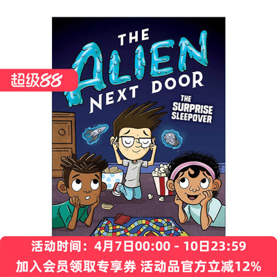 隔壁的外星人10 英文原版 The Alien Next Door 10 the Surprise Sleepover 英文版 进口英语原版书籍