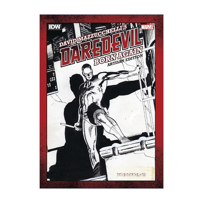 英文原版 David Mazzucchelli’s Daredevil Born Again Artisan Edition 大卫·马祖凯利 夜魔侠 重生 手工原稿版 IDW漫画 进口